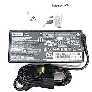 Lenovo 20V 6.7A 135W Slim Tip AC Adapter for Lenovo Y50c Y50p Y700-14ISK ADL135NLC3A 45N0367 PA-1131-72 45N0368 45N0502