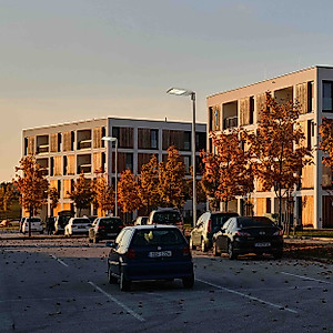 THE LIGHT MASTER – 100W LED Street/Parking Lot Light, 5000 K, 15000 Lumen, Security Light, 150LM/W, [200W-300W HPS Equiv.] 100-277V, Adj Slip Filter Mount, UL/DLC, Waterproof, 5 Yr Warrant