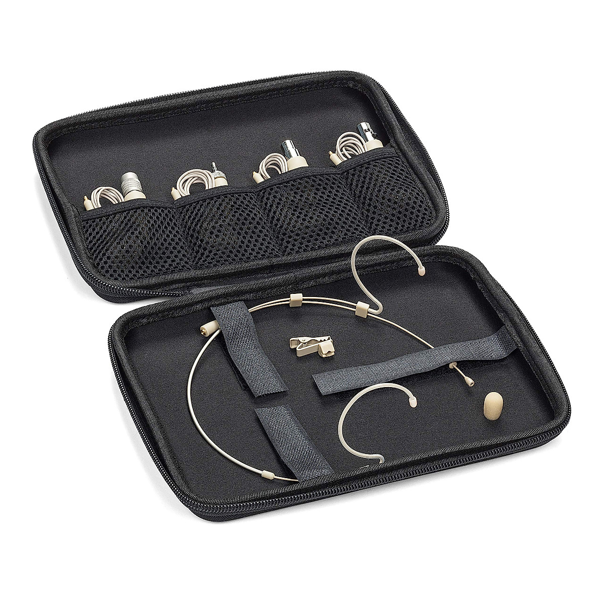 Samson DE10x Omnidirectional Headset Microphone with Four Adapter Cables Compatible with Most Popular Wireless Systems (Tan)