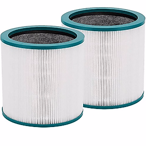 Air Purifier Filters Replacements,True HEPA Premium Grade Filters for Dyson Tower Purifier Pure Cool Link TP01,TP02,TP03,AM11,BP01 Models,Compare to Part # 968126-03 2-PACK