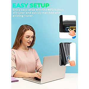 2023 Release WiFi 6 Extenders Signal Booster for Home, 2.4Gb/s Speed Longest Range Up to 12,000sq.ft, Internet Amplifier with Ethernet Port, Dual Band Wi-Fi Repeater 1-Tap Setup (5GHz / 2.4GHz)