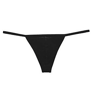 Aniywn Lingerie Valentines Back Underpants Thong Mens Underwear Waist Low G-string Briefs Lingerie Costume for Women Black