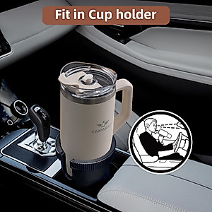 Tamarac 40 oz tumbler With Handle and Straw Lid Travel Mug Straw Covers Cup with Lid Travel Mug Vacuum Insulated Stainless Steel Mug with Sip-It-Your-Way Lid