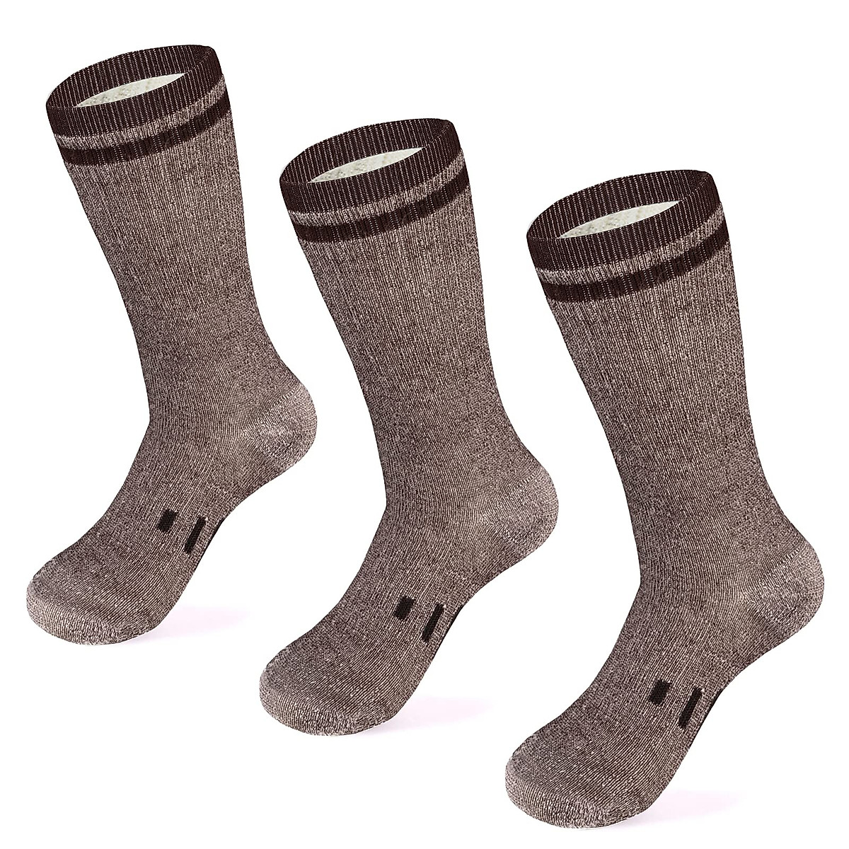 Merino Wool Hiking Socks for Men n Women - 3 Pairs