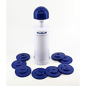 Churrera Churro Maker by StarBlue with FREE Recipe e-Book - Easy tool for Deep Fry churro in 8 difference shapes