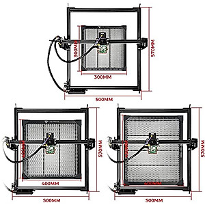 400 * 400mm Honeycomb Laser Bed Honeycomb Working Table Laser Honeycomb for CO2 or Laser Engraver Cutting Machine with Aluminum Plate and Engraving Materials