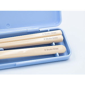My Neighbor Totoro Chopstick and Spoon Set with Carrying Case - Authentic Japanese Design - Durable, Dishwasher Safe