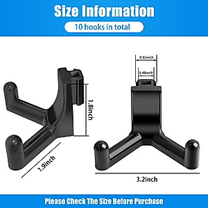 Storage Shed Tool Hooks for Lifetime Resin Storage Shed 10Pcs (Does NOT Work on Any Sheds with Horizontal Siding)