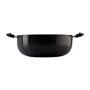 Vinod Hard Anodized Kadai with Stainless Steel Lid, 1.6-Liter