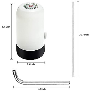 eSeedy Water Dispenser, Automatic Electric Drinking Water Pump for 5 Gallon Water Bottle and Water Jugs