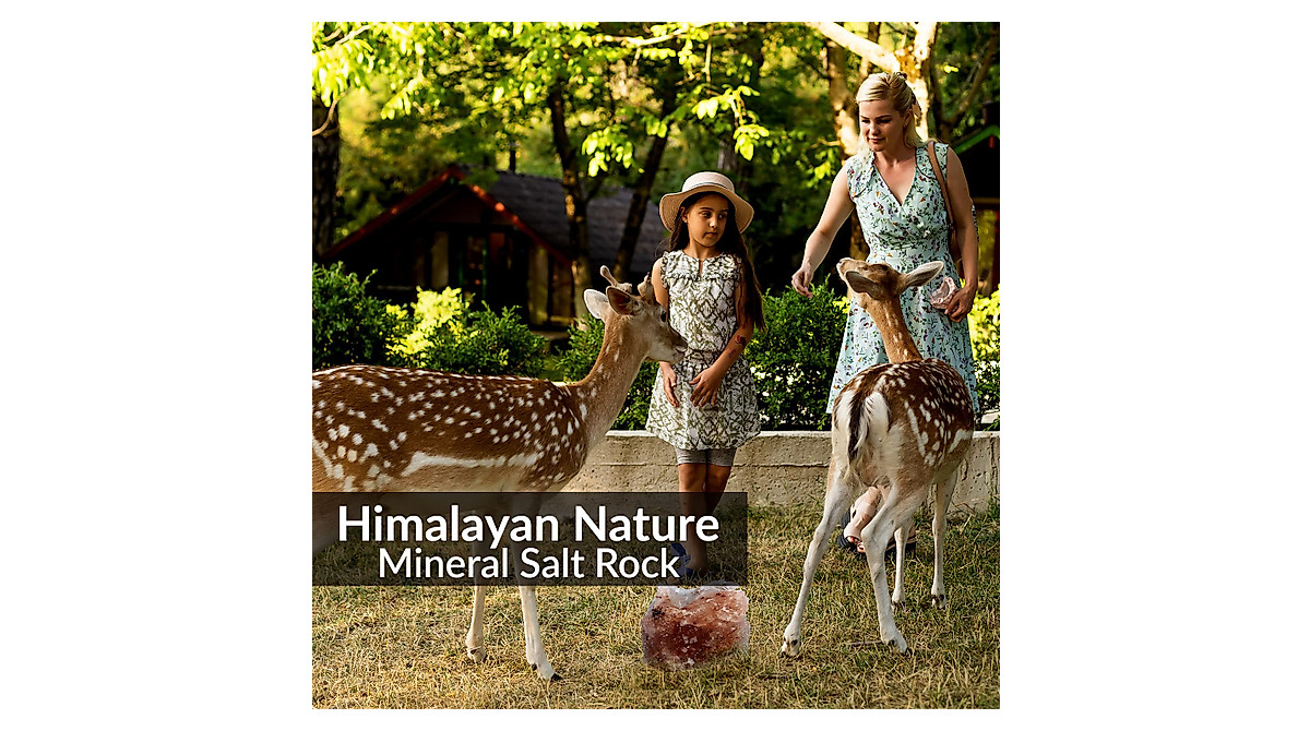 Himalayan Nature 5 lb Deer Lick Salt - 100% Natural