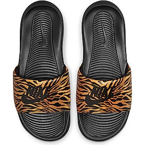 Nike Women's Basic/Active Slide, Black, 9 AU