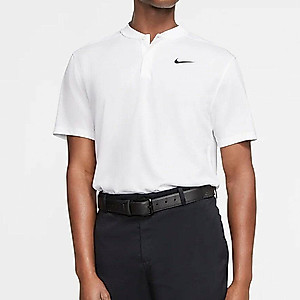 Nike Men's Nike Dri-fit Victory Blade Polo, White/Black, Large
