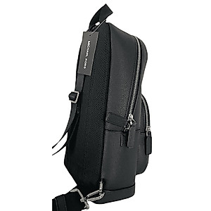 Michael Kors Cooper Commuter Sling Pack Embossed Leather Backpack