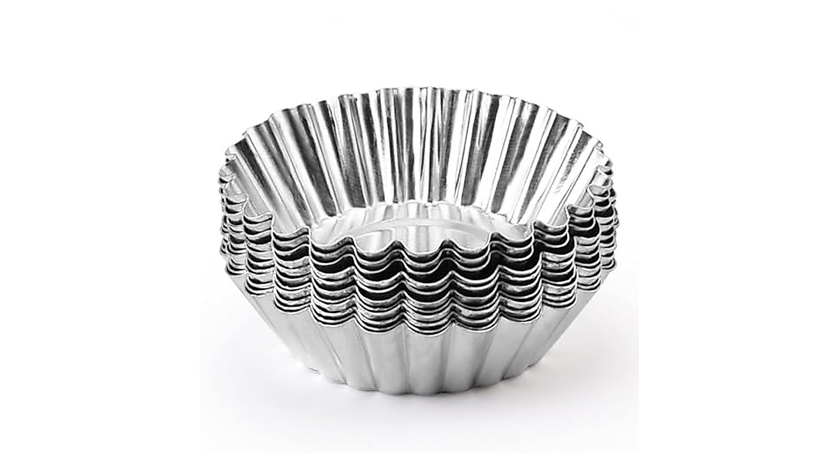 Tosnail 50-Pack Mini Tart Mold Set for Baking