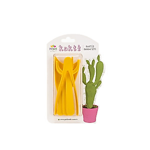 Mini Garden Hand Transplanting Set of 4 pc Succulent Cacti Cactus Tools Miniature Planting, Set for Fairy Garden, Potting, Houseplant, Bonsai Tools, Bonsai Kit, Shovel, Thong (Yellow)