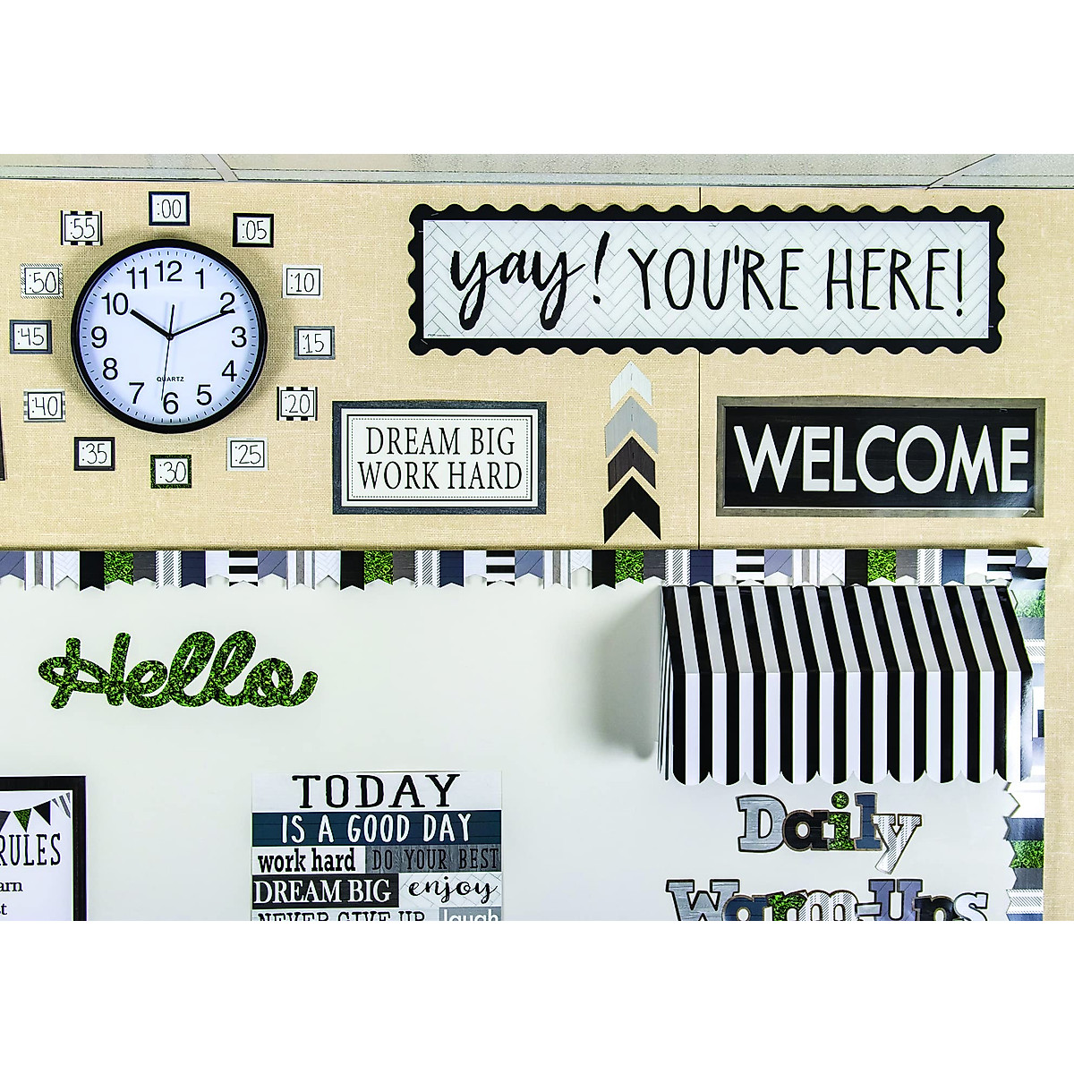 Teacher Created Resources Black Scalloped Border Trim, Black (4397)