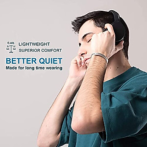 Srhythm NC25 Wireless Headphones Bluetooth 5.0,Lightweight Noise Cancelling Headset Over-Ear with Low Latency,Game Mode