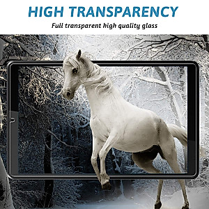 GOZOPO [2 Pack Screen Protector for Lenovo Tab M8 (8 inch), Scratch Resistant 9H Hardness Tempered Glass for Lenovo Tab M8 Tablet 8''