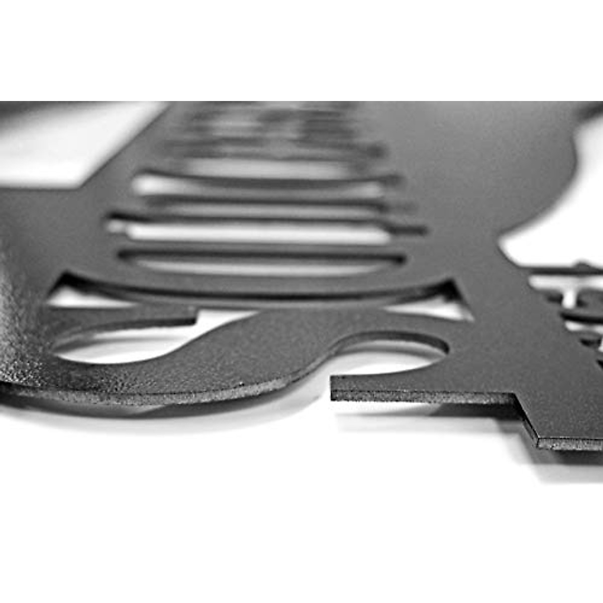 Personalized Last Name Sign - Custom Metal Name Sign - Split Letter Monogram Door Metal Hanger Wall Art - Indoor / Outdoor Wedding Gift ideas- 5 Sizes, 13 Colors Available - MADE IN THE USA