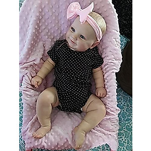 Anano 20 Inch Reborn Baby Dolls Toddler Girl Realistic Silicone Newborn Dolls Sweet Real Life Dolls for Babies