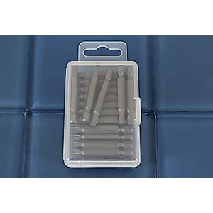 TEMO 25 pc T25 Torx 6 Point Impact Ready 2 Inch Length Screwdriver Insert Bits Hex Shank with Quick Release Slot