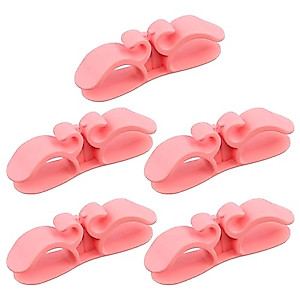 5Pcs Cord Organizer for Appliances,Computer Cord Organizer, Cord Organizer Stick on Mixers, Coffee Maker and Air Fryer, Cord Holder for Desk Office Home Pink