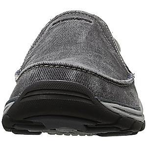 Skechers Men's Expected Avillo Moccasin, Black, 9.5 Medium US