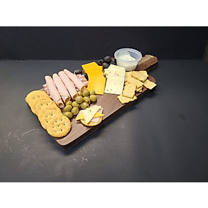 Personalized Natural Walnut Charcuterie Board Meat and Cheese Serving Tray Wedding Gift, Housewarming Gift,