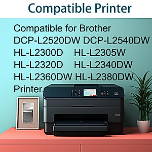 DR630 Drum Unit Replacement for Brother DR630, Perfectly Compatible for Brother DCP-L2520DW DCP-L2540DW HL-L2300D HL-L2305W HL-L2320D HL-L2340DW HL-L2360DW HL-L2380DW Printer (Black 1pack)