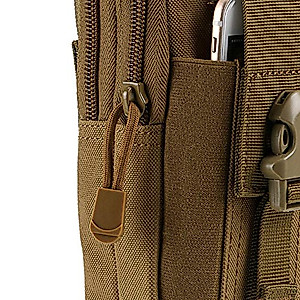 Toxz Portable Carrying Waterproof Outdoor Waist Pocket Bag,Nylon Material,Military Belt Bag Purse,Outdoor Sport Waist Bag/Phone Pocket