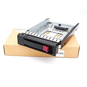 3.5" 373211-001 Hybrid Tray Caddy with 654540-001 2.5" SSD to 3.5" SATA for HP ProLiant DL140 G3 DL320 G4 DL160 G5 DL160 G6 DL370 ML370 DL145