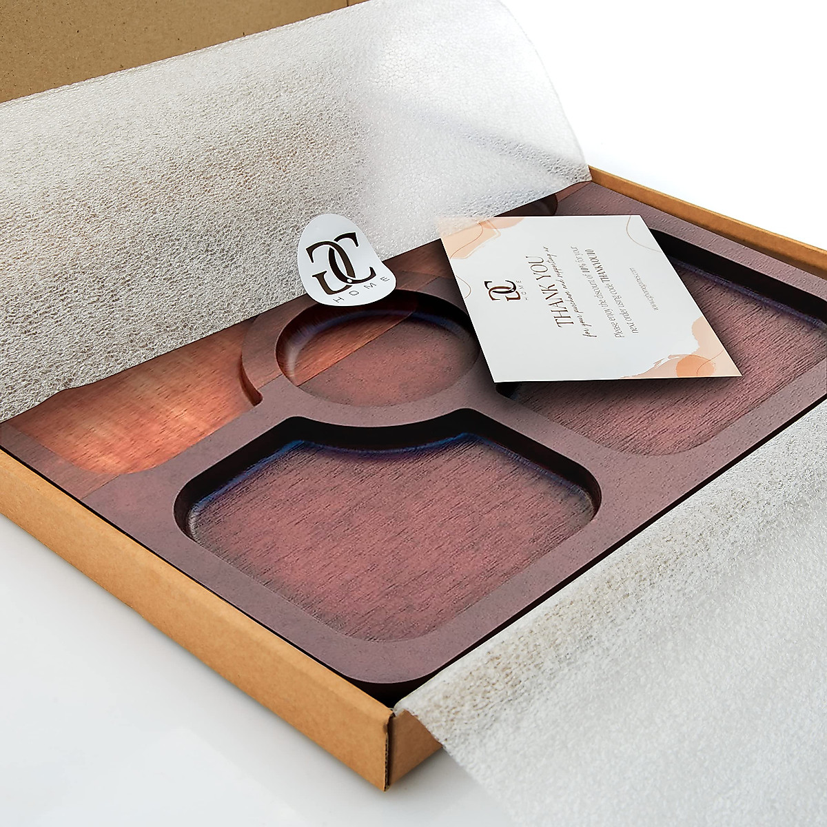 CG Home Heat-Treated Wooden Beech Large Cheese Board, Large Charcuterie Board Platter Unique Housewarming & Bridal Shower Gift Serving Solid Tray Sturdy & Durable