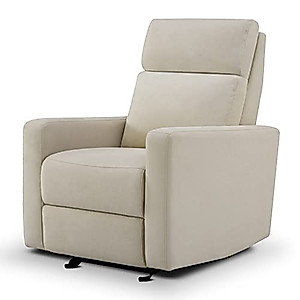 Nurture& The Glider Premium Power Recliner Nursery Glider Chair with Adjustable Head Support | Designed with a Thoughtful Combination of Function and Comfort | Built-in USB Charger (Ivory)