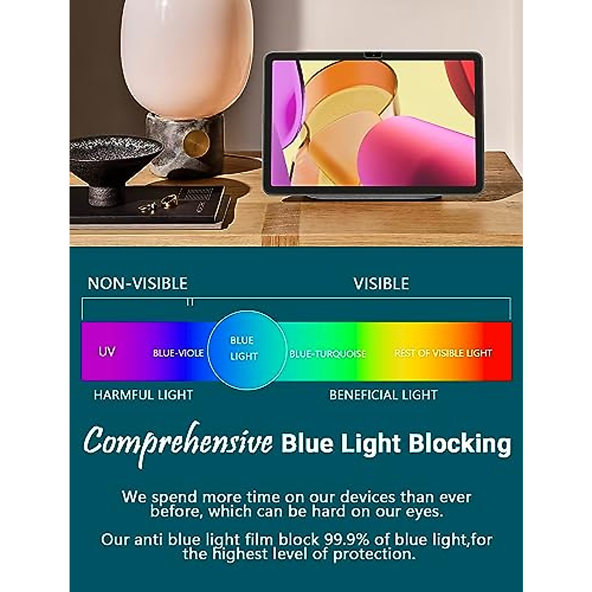 PYS 2 Pack Screen Protector for Amazon Fire Max 11 Tablet (2023 Released), Anti Blue Light PET Film for Kindle Fire hd 11 Max | Ultra-thin | Anti Glare | Bubble Free | Compatible with Face ID & Pencil