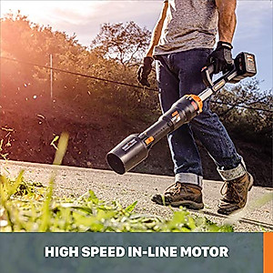 Worx Nitro 40V PRO LEAFJET Cordless Leaf Blower Power Share with Brushless Motor - WG585 (Batteries & Charger Included)