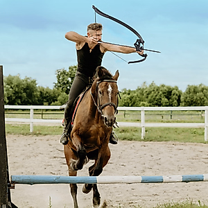 AW Recurve Bow Set Archery Aluminum Takedown Recurve Bow Right Hand Archery Bow Set Longbow Shooting Kit for Adult & Youth Beginner Outdoor Hunting Horse Riding Shooting Practice