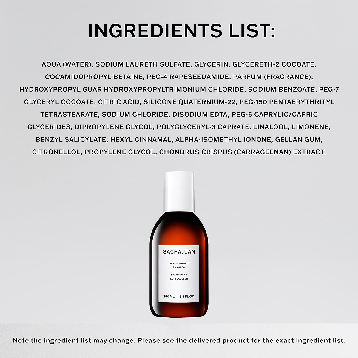 SachaJuan Colour Protect Shampoo 250 ml 8.4 fl oz