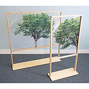 Whitney Brothers Nature View Floor Standing Partition 48W (WB0538)