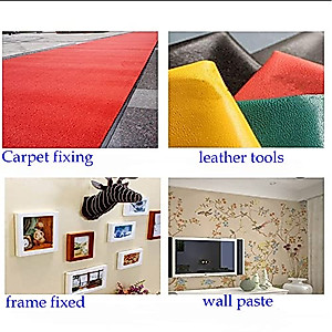 AMOGATO Double Sided Carpet Tape -Rug Grippers Tape for Area Rugs on Hardwood,Carpet Binding Tape Strong Adhesive and Removable,Ideal for Area Rugs or Delicate Hardwood Floors,2ins*22yds,White