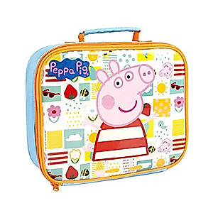 Peppa Pig Lunch Bag Set (Lunch bag, 430ml BPA Free Bottle & Lunch box)