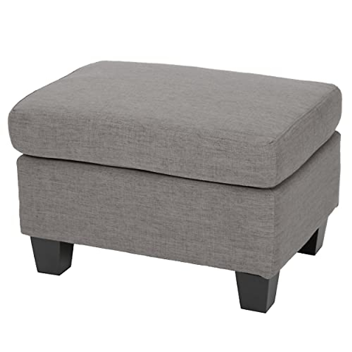Christopher Knight Home Rosella Fabric Ottoman, Ash Grey