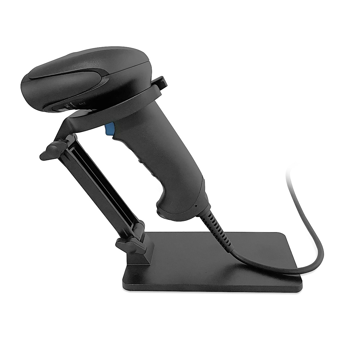 PETROSOFT SC-6300 1D/2D Cashier Barcode Scanner/Reader for Small to Medium-Sized Retailers with Tilting Stand for Hands-Free Scanning