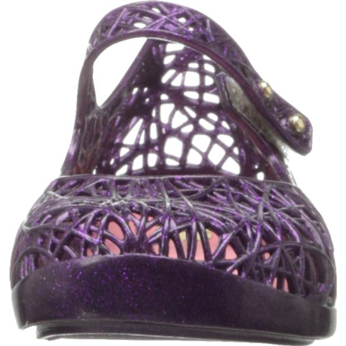 Mini Melissa Mini Campana Zig Zag IX Mary Jane Sneaker (Toddler),Purple,6 M US Toddler
