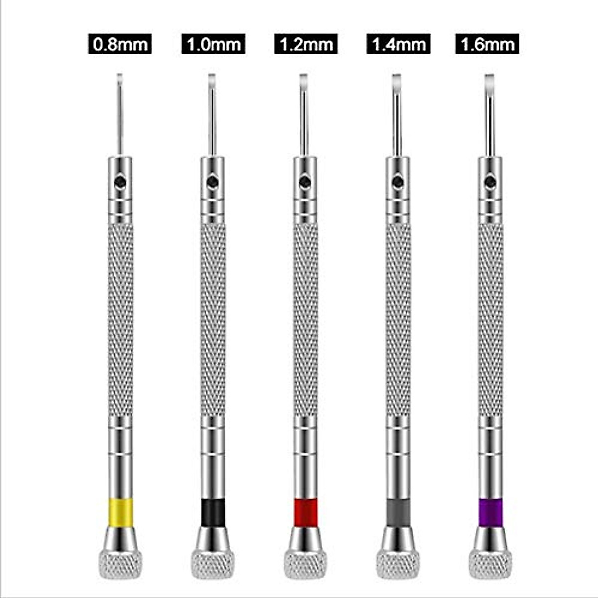 Micro Precision Jewelry Screwdriver Set - 5 PCS Screwdrivers with 5 Extra Replace Blades for Watch Repair,Eyeglasses Repair,Jewelry Work,Electronics Repair