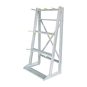 Vestil SR-V Floor Mounted Vertical Economical Material Rack, 37" Width, 72" Height, 24" Depth, 2000 lbs Capacity