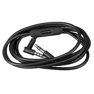Replacement Audio Cable Cord Wire with in-line Microphone and Control for Beats by Dr Dre Headphones Solo/Studio/Pro/Detox/Wireless/Mixr/Executive/Pill (Black)