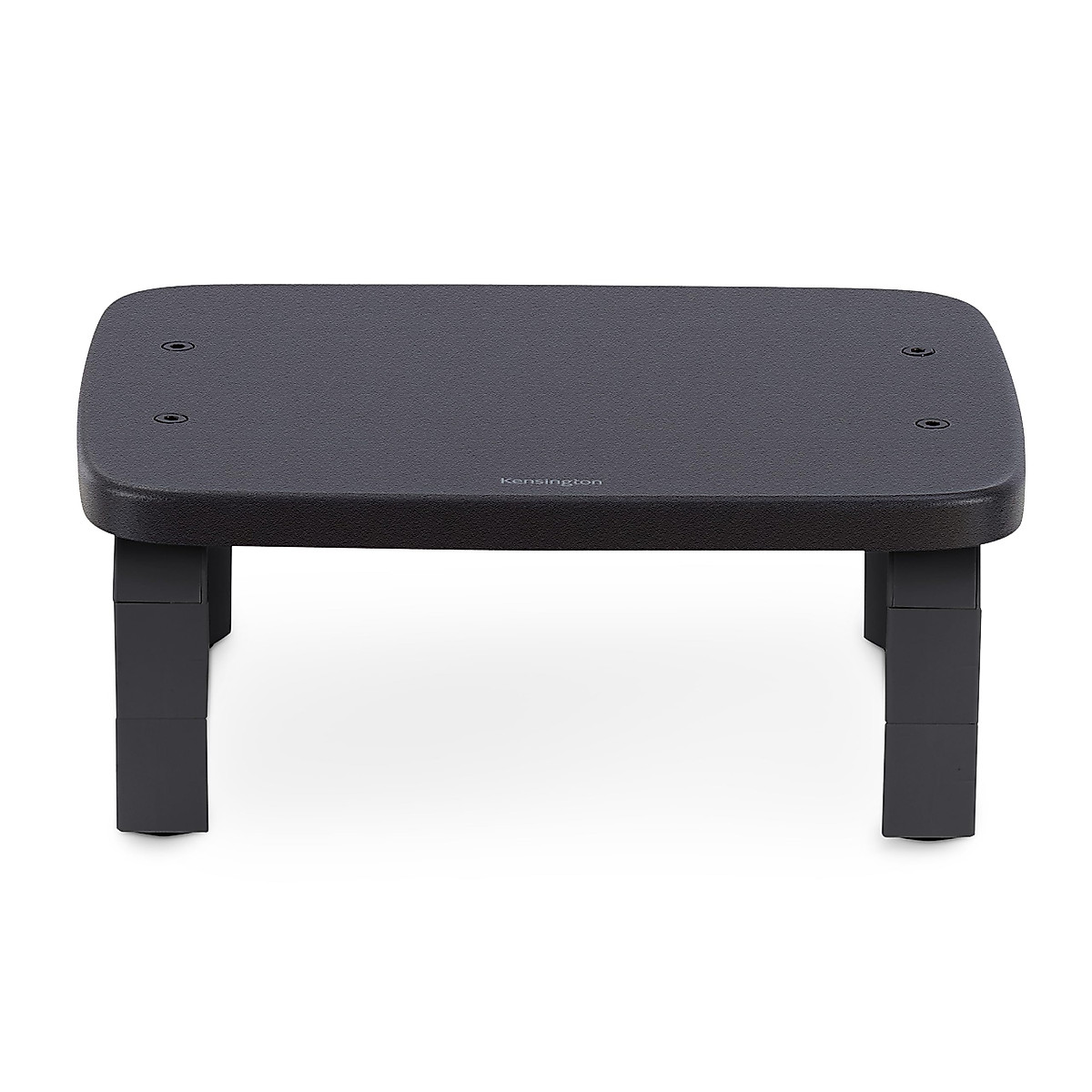 Kensington SmartFit Low Profile Monitor Stand for up to 40lbs Screens, Compact Desktop Stand Riser 3 Height Adjustable, Laptop Stand for Desk, PC Stand, Monitor Riser 9"x3"x11.5" - Black K52785W