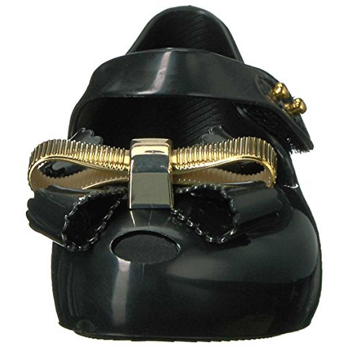 Mini Melissa Kids' Mini Ultragirl Sweet Iv Mary Jane Flat,Black,10 Regular US Toddler