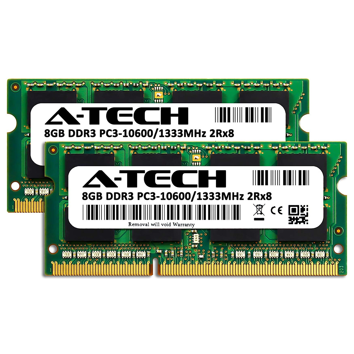 A-Tech 16GB (2x8GB) RAM for Apple MacBook Pro (Early/Late 2011), iMac (Mid 2010 27 inch 4-Core, Mid 2011 21.5/27 inch), Mac Mini (Mid 2011) | DDR3 1333MHz PC3-10600 204-Pin SODIMM Memory Upgrade Kit